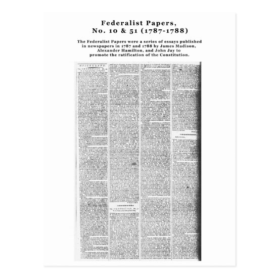 The Federalist Papers No 51 Gifts on Zazzle