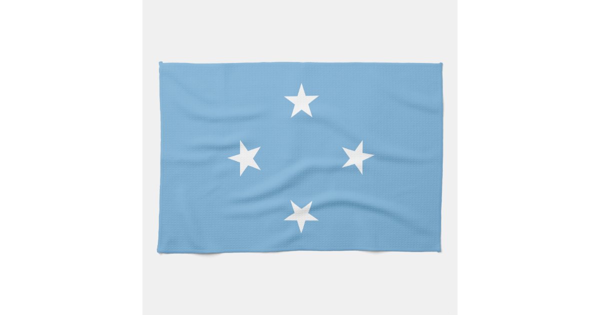 Federated States of Micronesia Flag Kitchen Towel | Zazzle