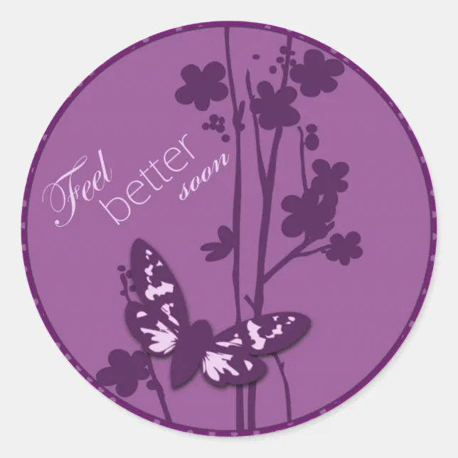 Feel Better Sticker | Zazzle