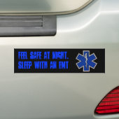 Feel Safe at night sleep with an EMT sticker | Zazzle