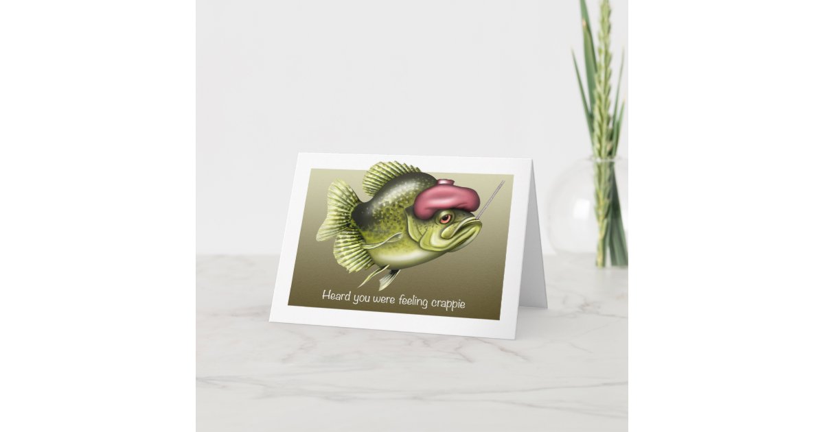 Feeling Crappy Get Well Card | Zazzle