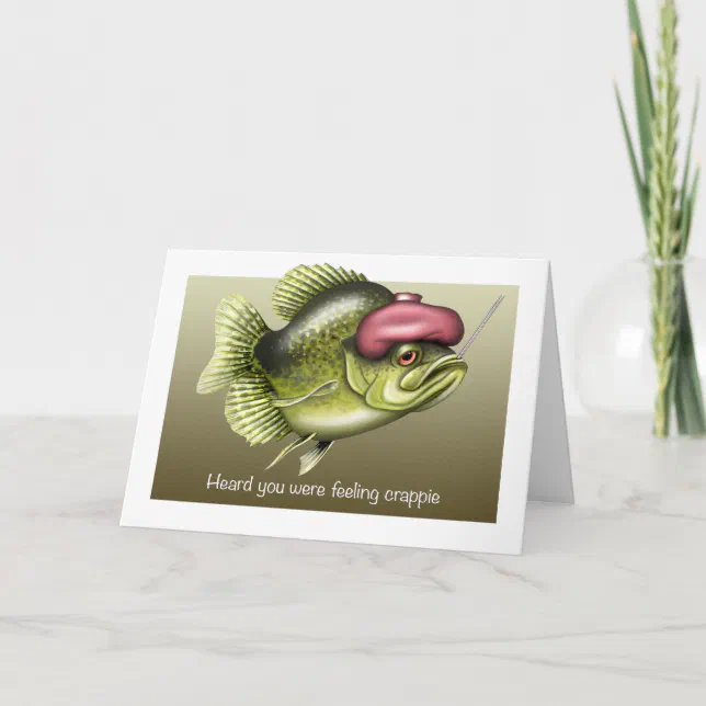 Feeling Crappy Get Well Card | Zazzle
