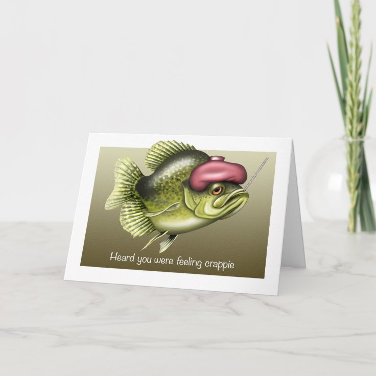 Feeling Crappy Get Well Card | Zazzle