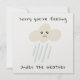 Feeling Under The Weather Get Well Soon Card | Zazzle