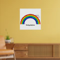 Feelings Rainbow Poster | Zazzle