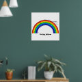 Feelings Rainbow Poster | Zazzle
