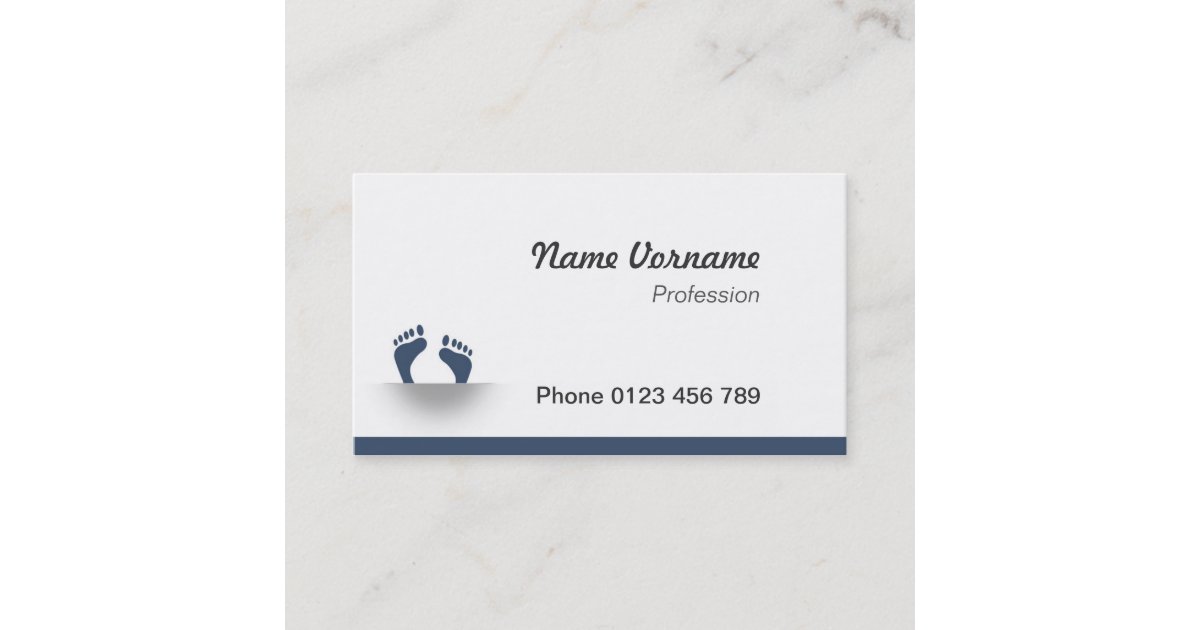 feet business card | Zazzle