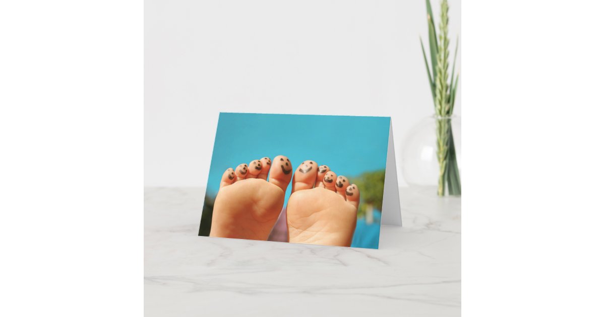 Feet Card | Zazzle