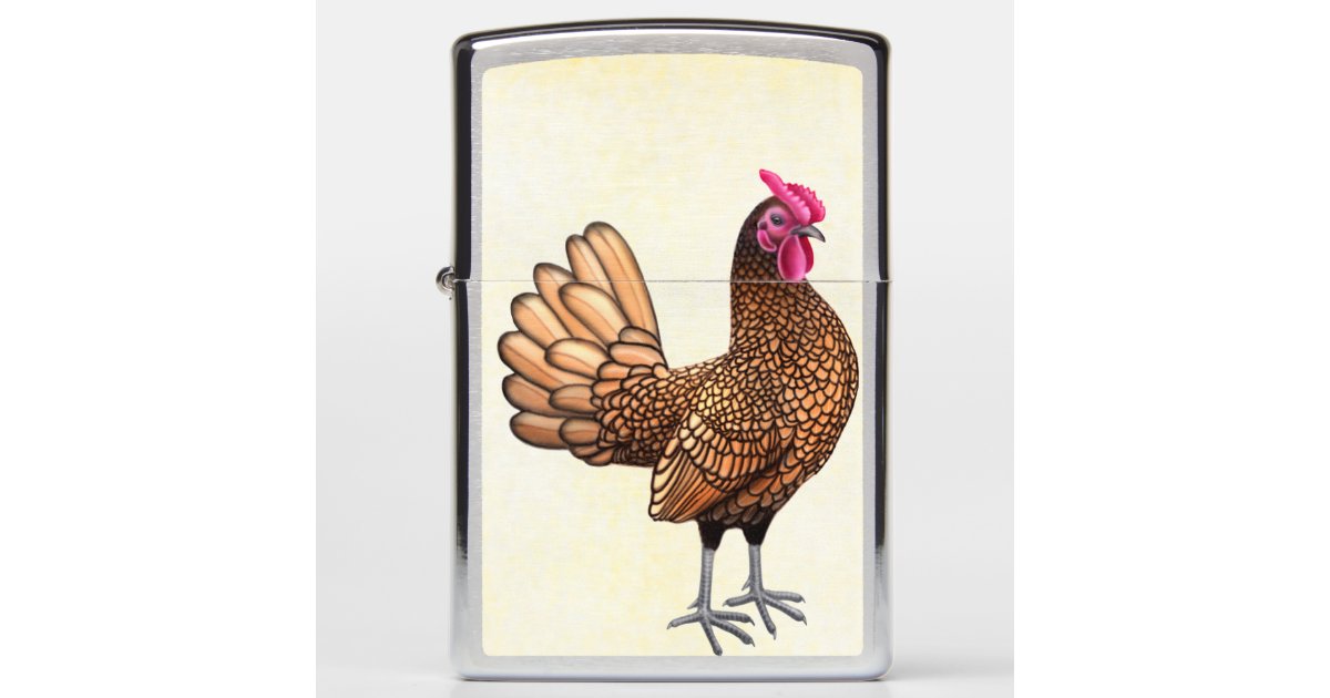Feisty Bantam Rooster Zippo Lighter | Zazzle