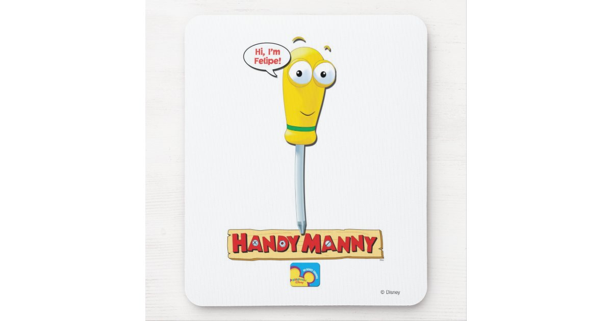 Felipe the Screwdriver Disney Mouse Pad | Zazzle