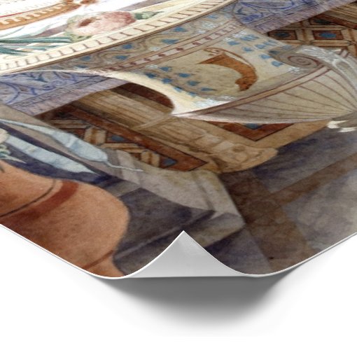 Félix Duban Architectural Fantasy Poster | Zazzle