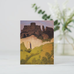 Felix Vallotton - Chateau Gaillard at Andelys Postcard | Zazzle