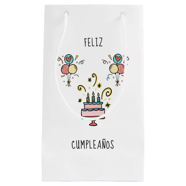 Feliz Cumpleaños | Happy Birthday Small Gift Bag | Zazzle