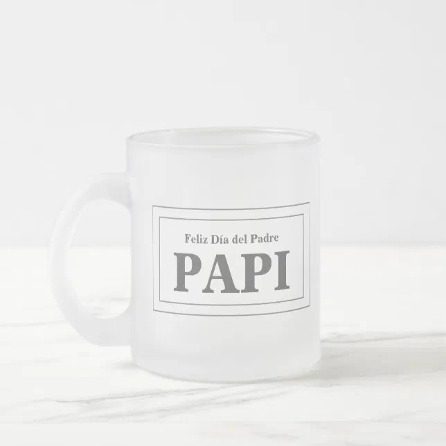 Feliz día del Padre. Esta cerveza es de PAPI Frosted Glass Coffee Mug ...
