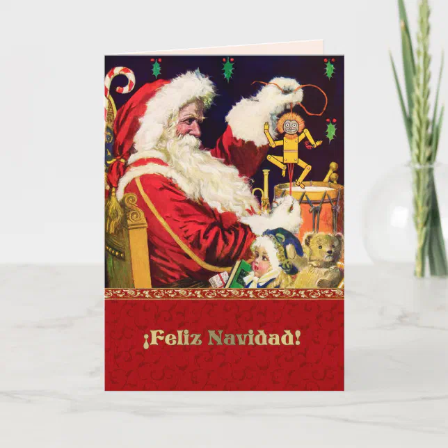 Feliz Navidad. Christmas Cards in Spanish | Zazzle