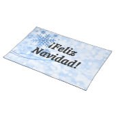 ¡Feliz Navidad! Merry Christmas in Spanish bf Placemat | Zazzle