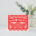 Feliz Navidad Papel Picado Holiday Card | Zazzle