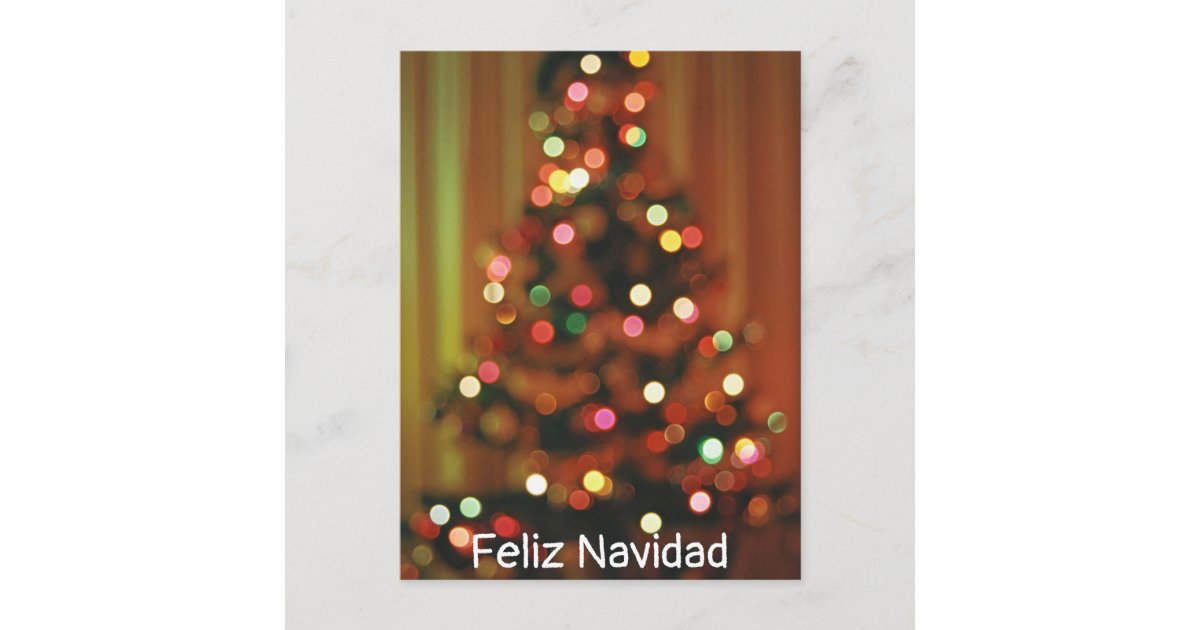 Feliz Navidad Postcard | Zazzle