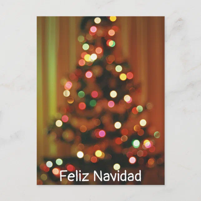 Feliz Navidad Postcard | Zazzle