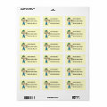 Female Artist Stick Figure Label | Zazzle