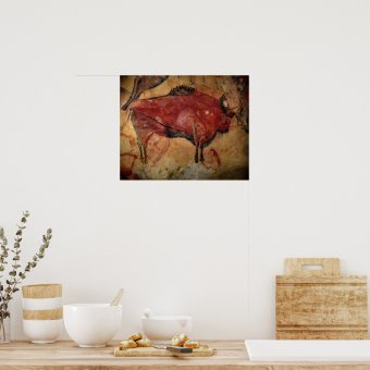 Female bison at Altamira Poster | Zazzle