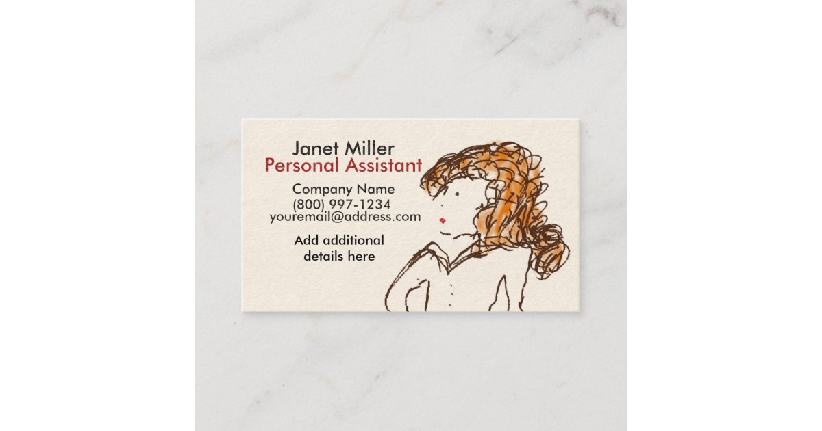 Female Business Cards | Zazzle.com
