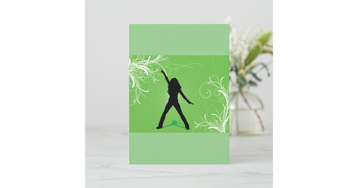 Female Dancing Invitations | Zazzle