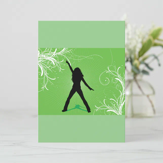 Female Dancing Invitations | Zazzle
