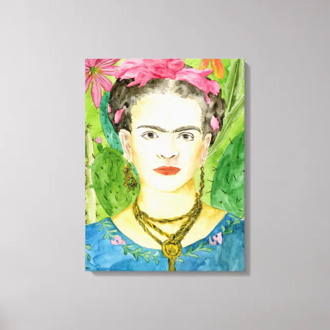 Female Figure Portrait Canvas Print | Zazzle