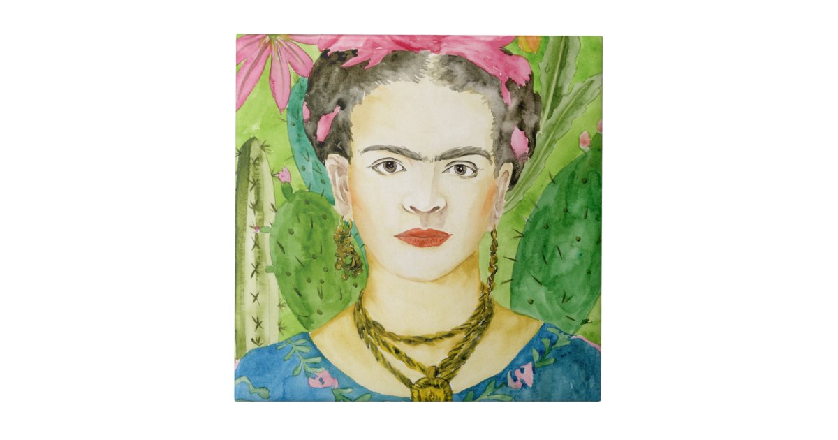 Female Figure Portrait Ceramic Tile | Zazzle