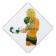Female Fitness Model boxing Thunder_Cove Graduation Cap Topper | Zazzle
