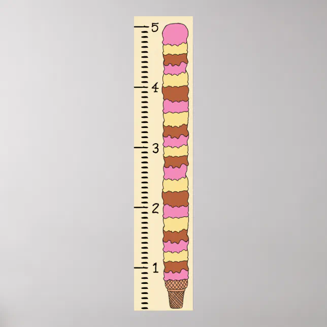 Female Growth Chart Ruler | My Growth Chart | Zazzle