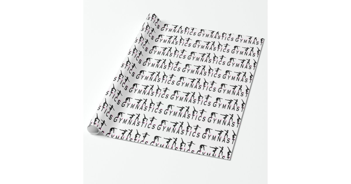 Female Gymnastics Wrapping Paper | Zazzle
