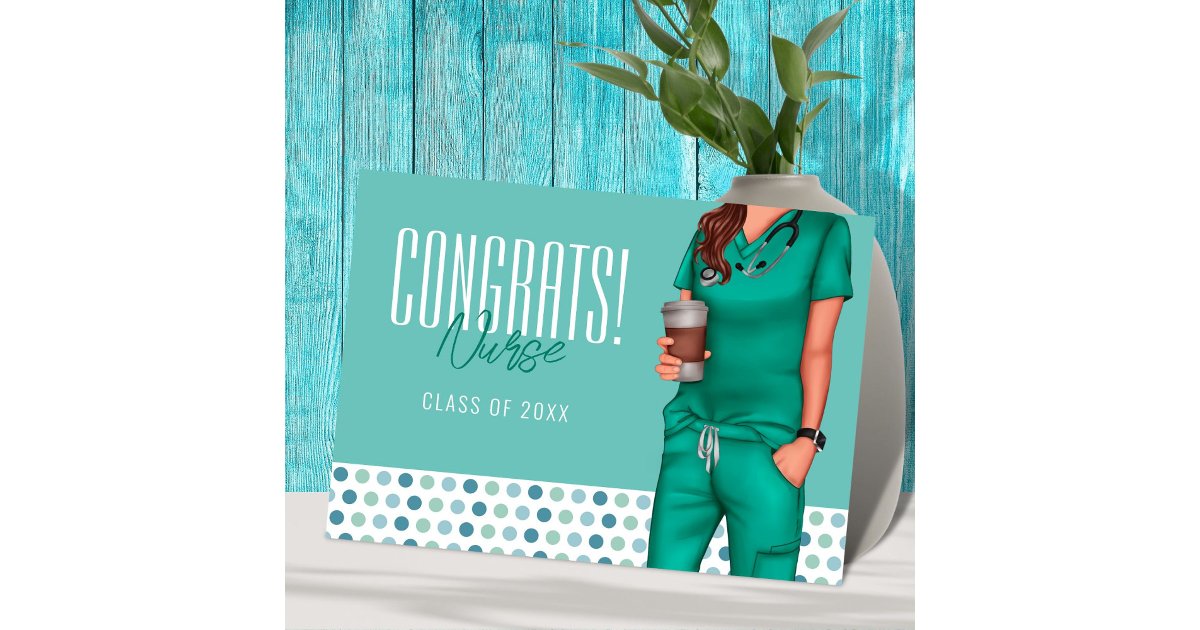 Female Nurse Graduation Congratulations Card | Zazzle