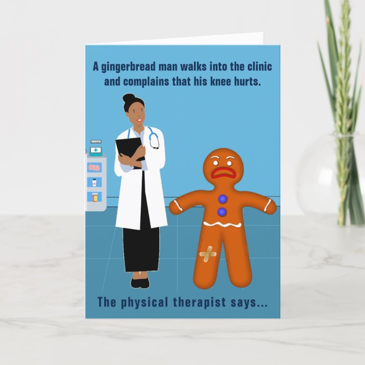Female Physical Therapist Funny Birthday Design 1 Card | Zazzle