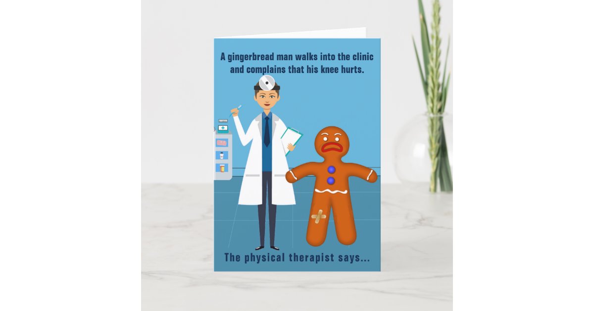 Female Physical Therapist Funny Birthday Design 2 Card | Zazzle