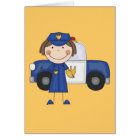 Police Officer Stick Figure Card | Zazzle.com
