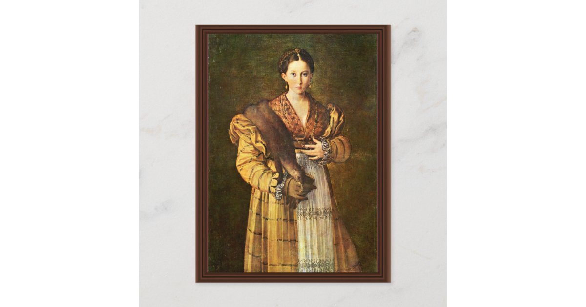 Female Portrait Called "Lâ € ™ Antea" "" By Parmig Postcard | Zazzle