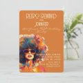 Female Retro Rewind 50th Birthday Shindig Party Invitation | Zazzle