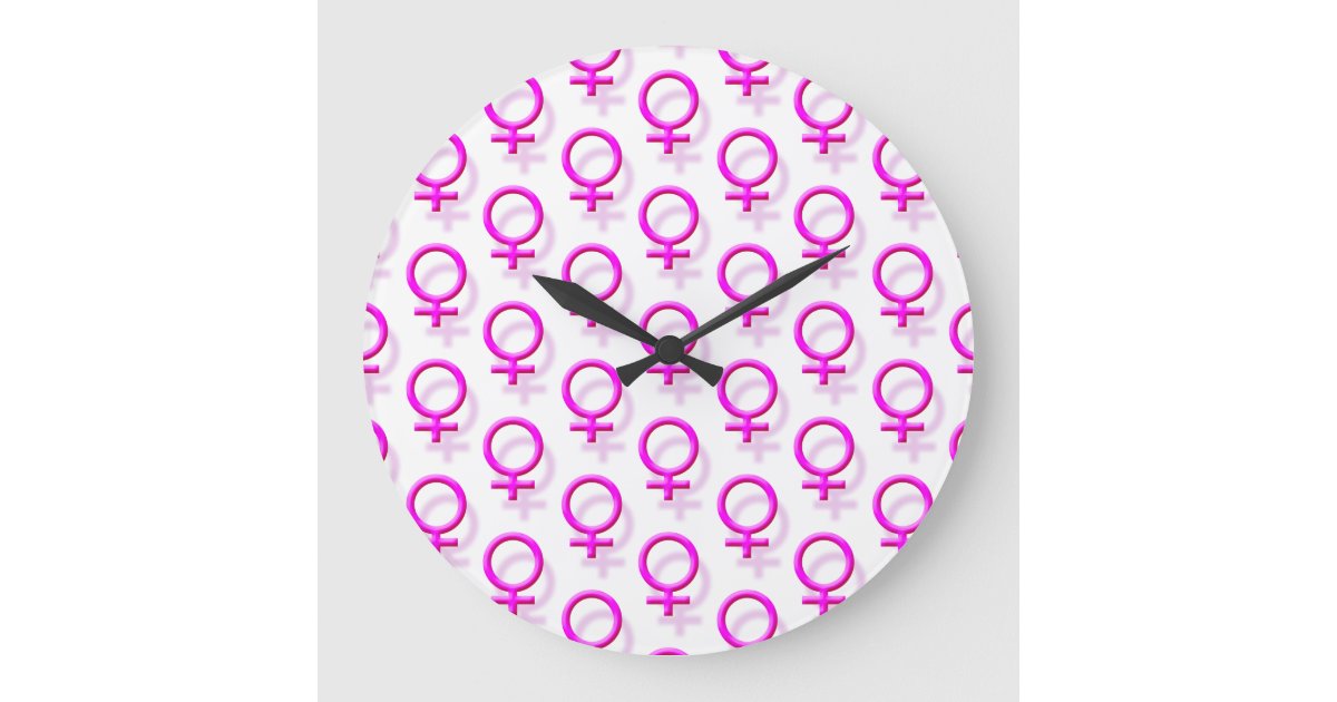 Female Sex-Symbol Large Clock | Zazzle