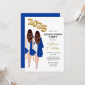 Female Twins Graduation Party Invitation | Zazzle