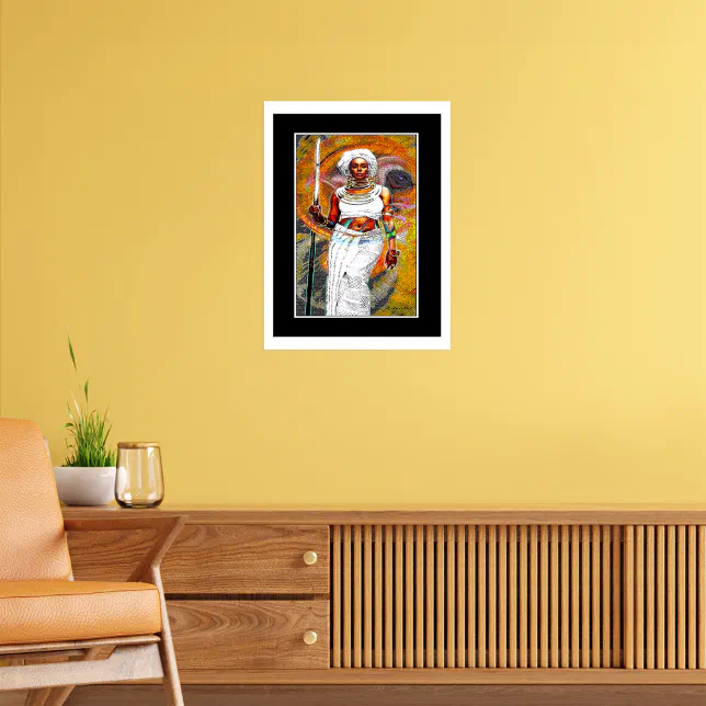 Female Warrior Poster | Zazzle