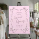 Feminine Blush Pink Hand Drawn Grand Opening Sign | Zazzle