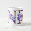 Feminine INFJ Floral Letter MBTI Giant Coffee Mug | Zazzle