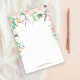 Feminine Pink Watercolor Floral with Your Name Post-it Notes | Zazzle