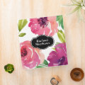Feminine Watercolor Floral Custom Binder | Zazzle