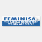feminism bumper sticker | Zazzle
