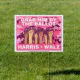 Feminit Pink Harris Camo Yard Sign Banner | Zazzle