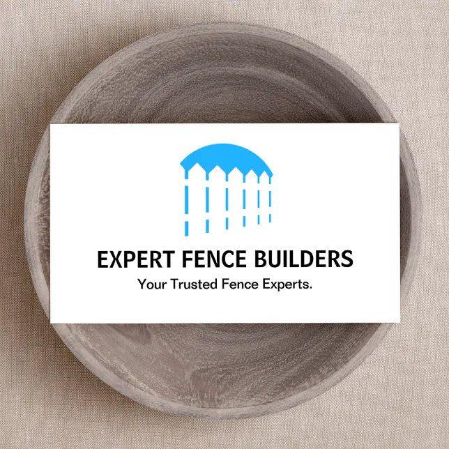 Fence Installation and Repair Business Card | Zazzle
