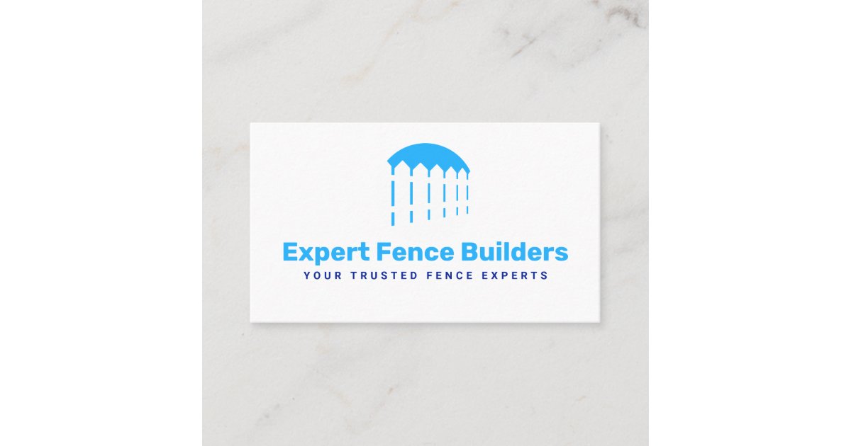 Fence Installation Installer Business Card | Zazzle